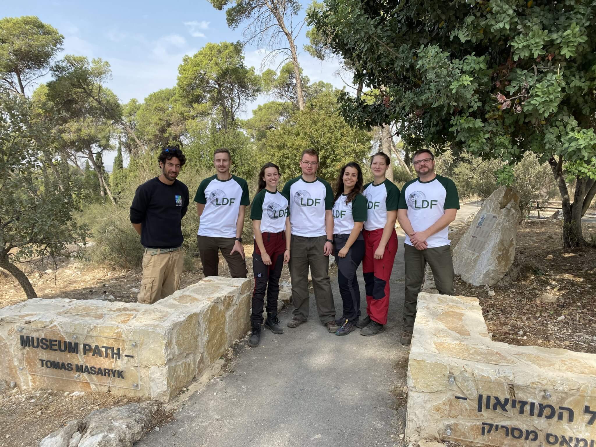 An educational trail is being completed in Masaryk's forest in Israel ...