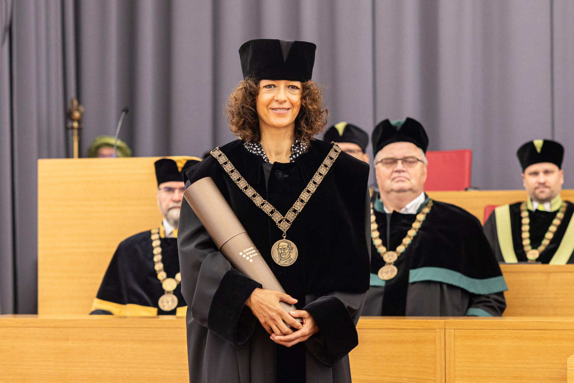 Nobel Prize winner Emmanuelle Charpentier receives honoris causa at MENDELU - Mendelova ...
